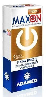 MAXON FORTE 50MG 2TABLETKI | Tabletka.pl