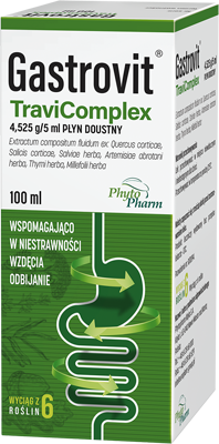 GASTROVIT TRAVICOMPLEX (dawniej ENTEROSOL) PŁYN 100ML | Tabletka.pl