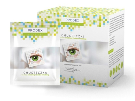 PRODEX SENSITIVE CHUSTECZKI 20SASZETEK | Tabletka.pl