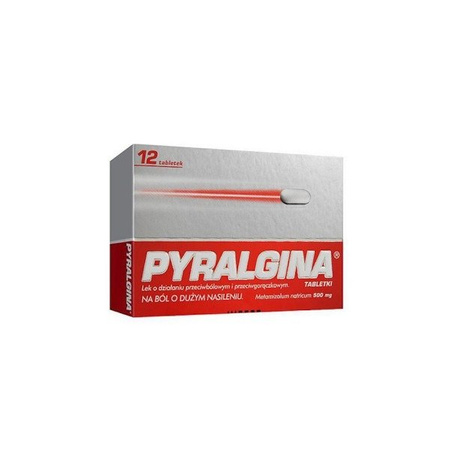 PYRALGINA 500MG 12TABLETEK | Tabletka.pl