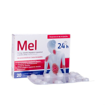 MEL 7,5MG 20 TABLETEK | Tabletka.pl