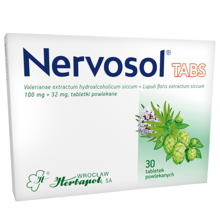 NERVOSOL TABS 30 TABLETEK POWLEKANYCH | Tabletka.pl
