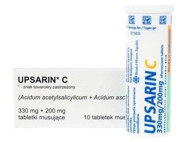 UPSARIN C 10TABLETEK MUSUJĄCYCH (IMPORT) | Tabletka.pl