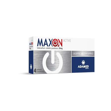 MAXON ACTIVE 25MG 4TABLETKI | Tabletka.pl
