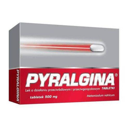 PYRALGINA 500MG 50TABLETEK EKONOMICZNE OPAKOWANIE | Tabletka.pl