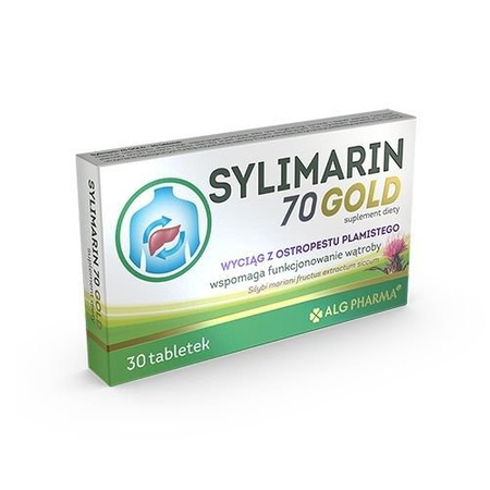 SYLIMARIN 70 GOLD 30 TABLETEK | Tabletka.pl