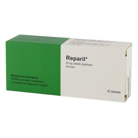 REPARIL 20MG 40TABLETEK (IMPORT) | Tabletka.pl