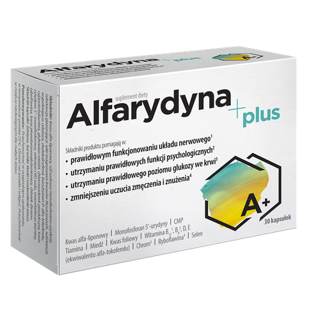 ALFARYDYNA PLUS 30KAPSUŁEK | Tabletka.pl