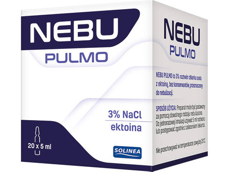 NEBU PULMO ROZTWÓR DO INHALACJI 20 AMPUŁEK A 5ML | Tabletka.pl