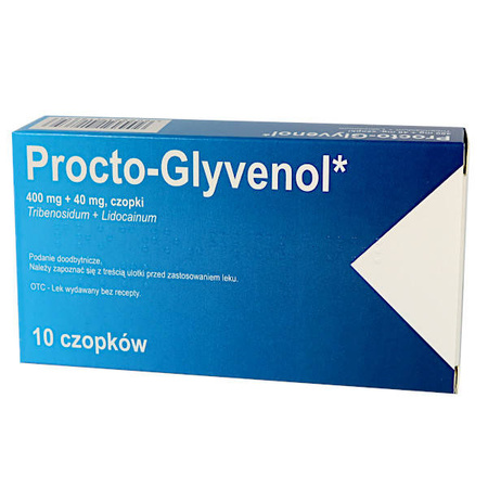 PROCTO- GLYVENOL CZOPKI 10SZTUK (IMPORT) | Tabletka.pl