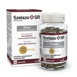 Szelazo + SR, żelazo, 60 kapsułek | Tabletka.pl