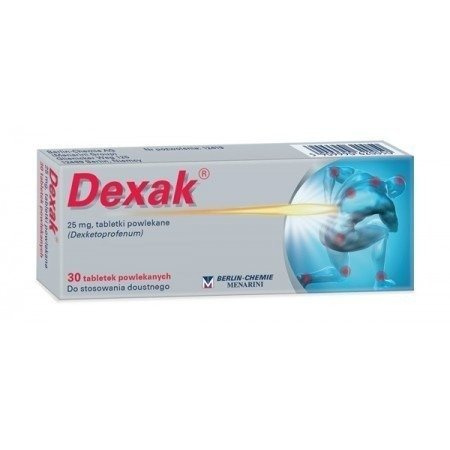 Dexak 25 mg 30 tabletek | Tabletka.pl