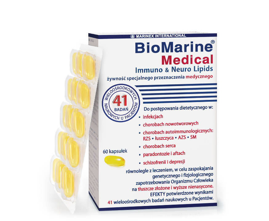 BIOMARINE MEDICAL IMMUNO NEURO & LIPIDS 60KAPSUŁEK | Tabletka.pl