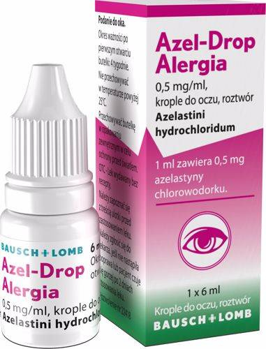 AZEL-DROP ALERGIA KROPLE DO OCZU 6ML | Tabletka.pl