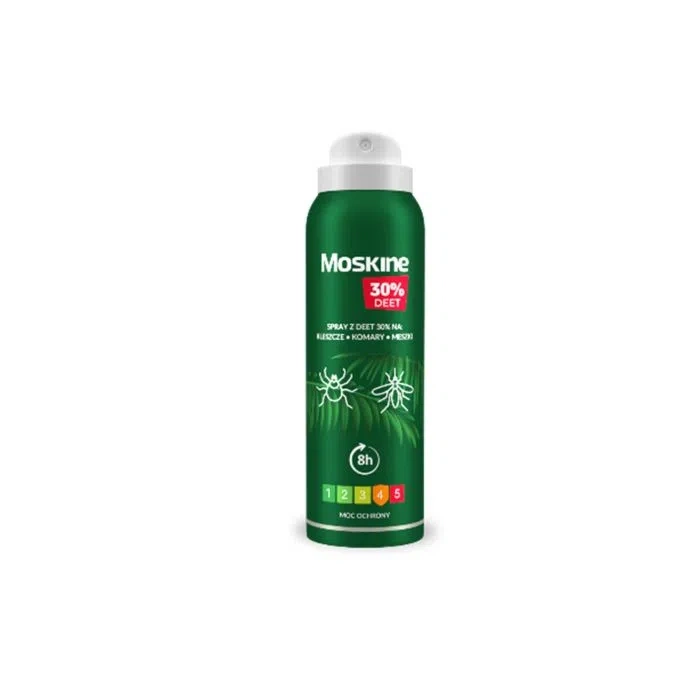 Moskine Max 30% DEET Spray na komary, kleszcze, meszki, 200 ml ...