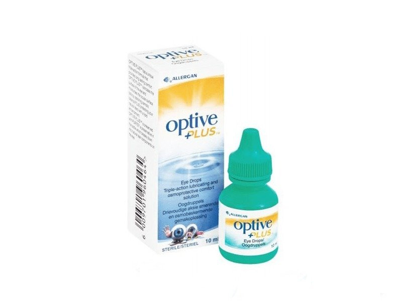 OPTIVE PLUS NAWILŻAJĄCE KROPLE DO OCZU 10ML | Tabletka.pl