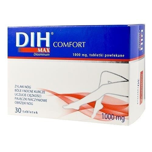 DIH MAX COMFORT 1000MG 30TABLETEK | Tabletka.pl