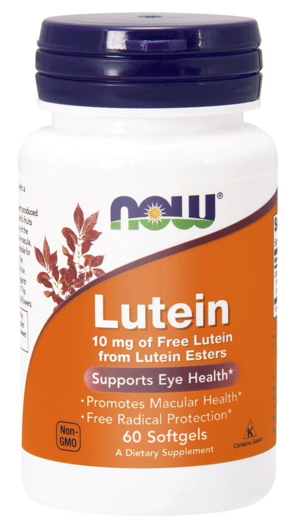 Now Foods Lutein 10 mg 60 kapsułek | Tabletka.pl