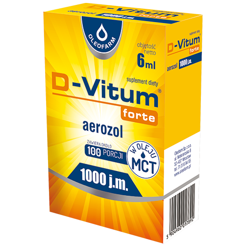 D-VITUM FORTE 1000 J.M. AEROZOL 6ML | Tabletka.pl